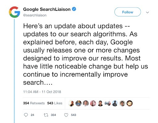 Google in June 2019: Latest core algorithm update